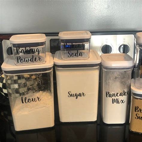 Pantry Labelskitchen Canister Decal Pantry Labelspantry Organization