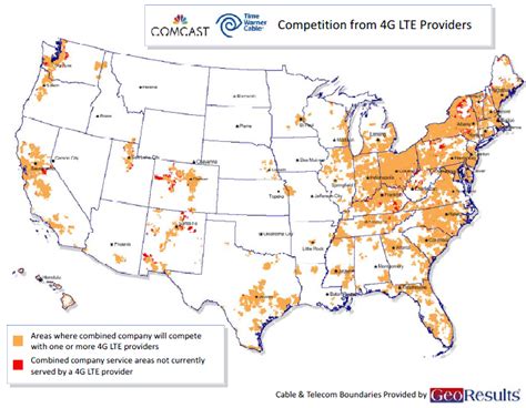 Xfinity Comcast Availability Areas Coverage Map