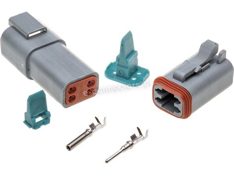 Złącze typ DEUTSCH-DT 4-pinowe e-connectors