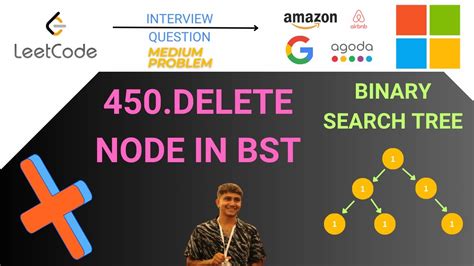 Leetcode 450delete Node In Bst Explained In Java Youtube