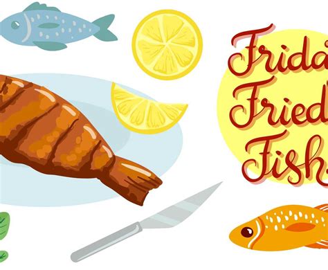 Friday Fry Fish Vectors Vector Art And Graphics
