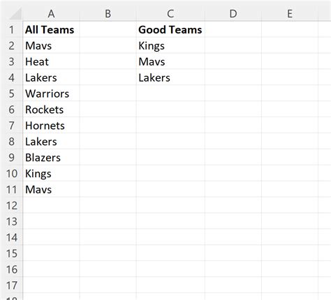 How Can I Use Excel To Highlight A Cell If The Value Is Not In A