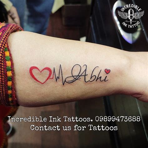 Top 146 Abhi Name Tattoo Images