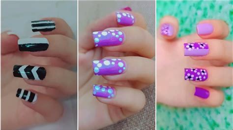 Simple Nailart At Home Nailart Design For Beginners Easynaildesigns