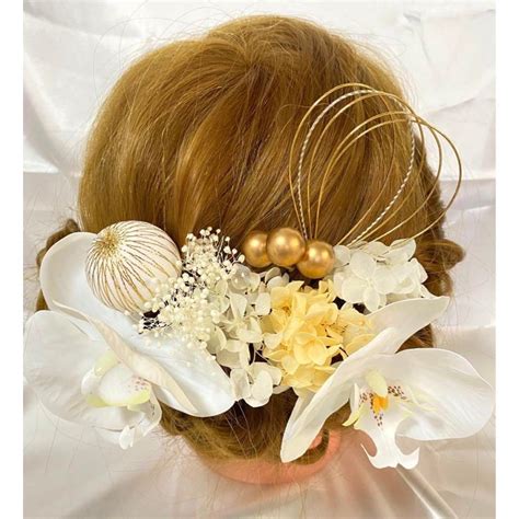 11本セット胡蝶蘭髪飾り ゴールド 結婚式 成人式 七五三 髪飾り Acce032 Bnb Shop 通販 Yahooショッピング
