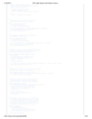 Php Login System With Admin Features Evolt PDF