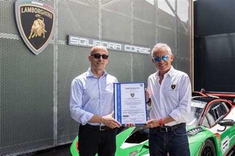 林寶堅尼 Squadra Corse 賽事運動部門獲得 Iso 20121 認證 Car1hk