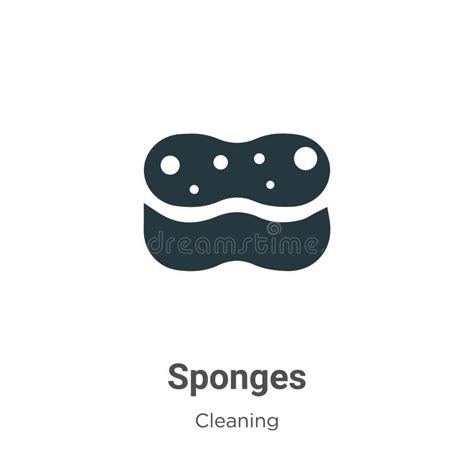 Sponges Icon Vector Sign And Symbol Isolated On White Background