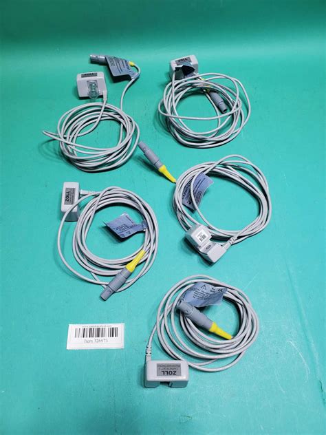 Used Zoll Lot Of 5x Capnostat 5 Mainstream Co2 Sensor 8000 0312