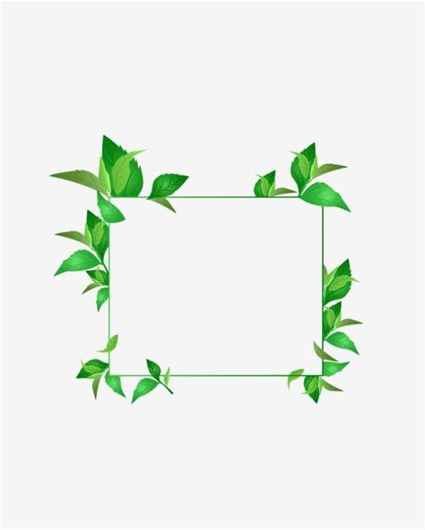 邊框 樹葉 綠色 綠色樹葉邊框 綠色樹葉邊框 樹葉 邊框向量圖案素材免費下載PNGEPS和AI素材下載 Pngtree