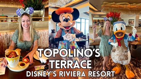 Start Your Day With A Character Breakfast At Topolinos Terrace A