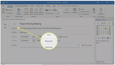 Outlook Calendar Invite