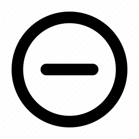 Minus Remove Delete Subtract Icon Download On Iconfinder