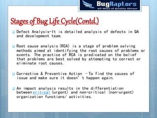 Bug Life Cycle PPTX