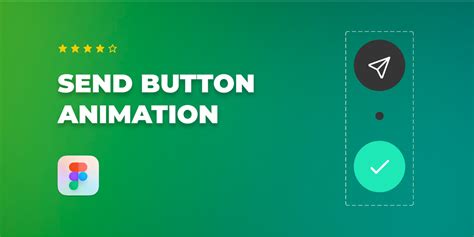 Figma Interactive Send Button Animation UI Design Figma