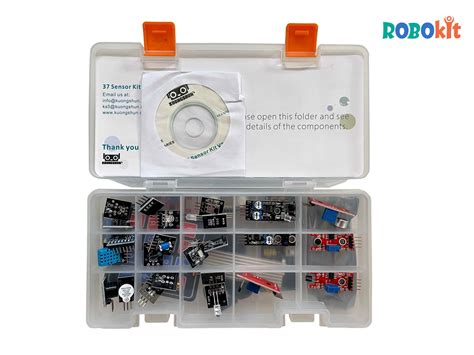 ערכת חיישנים משודרגת 37 ב 1 עם הדרכה תואמת ל Arduino Ide Uno R3 Robokit