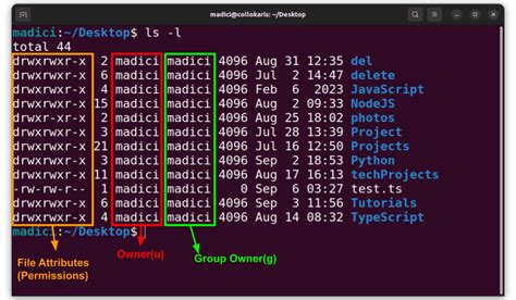 Linux 파일 및 디렉터리 권한 설명