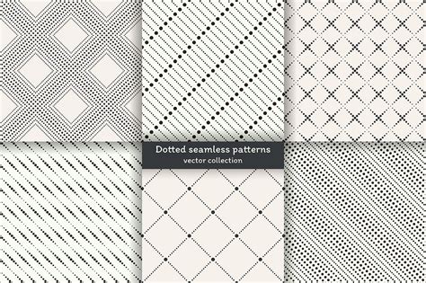 Set Of Dotted Seamless Patterns Graphic Patterns ~ Creative Market