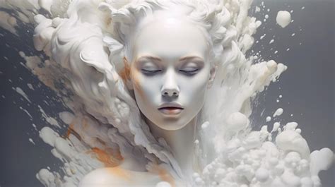 Premium AI Image Woman Statue