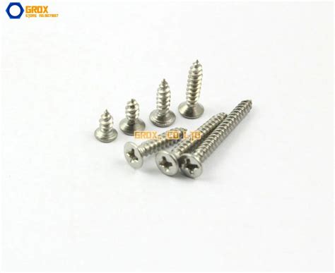 M Stainless Steel Phillips Countersunk Flat Head Self Tapping Screws In Screws From Home