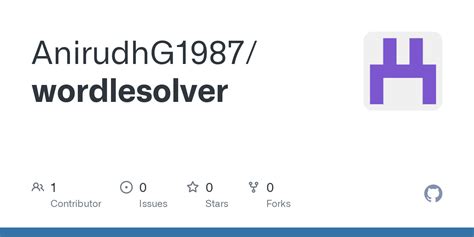 Github Anirudhg Wordlesolver