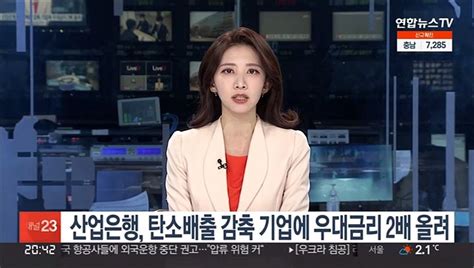 산업은행 탄소배출 감축 기업에 우대금리 2배 올려 동영상 Dailymotion