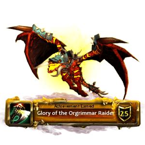 Glory Of The Orgrimmar Raider Boost WoW Service KBoosting