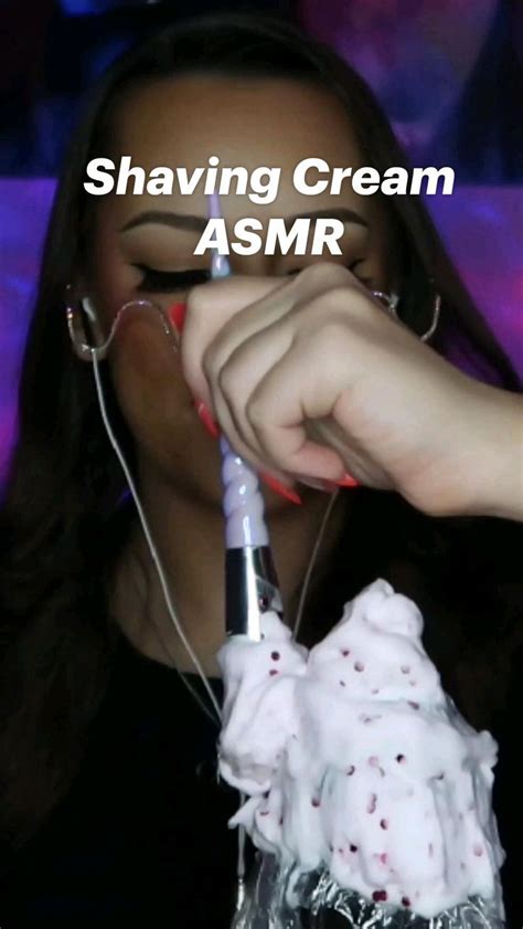 Shaving Cream Asmr In 2023 Asmr Asmr Video Shaving Cream