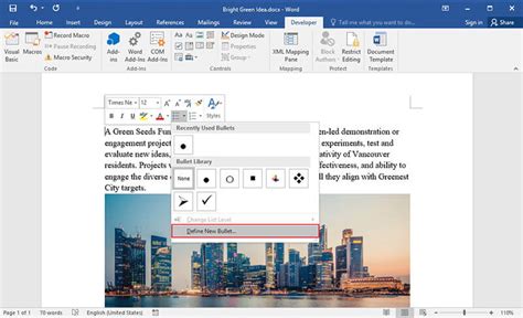 Add Checkbox In Word