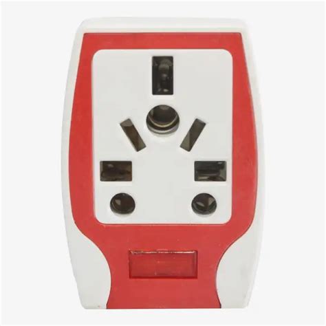 Multi Power 3 Pin Plug Socket And Indicated Light Np