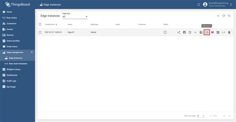 Provision Device From Cloud To Edge Thingsboard Edge