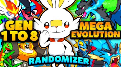 Pokemon Gba Rom Hack 2023 With Mega Evolution Gen 1 8 Randomizer