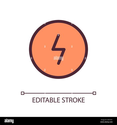 Dangerous Current Pixel Perfect Rgb Color Ui Icon Stock Vector Image And Art Alamy