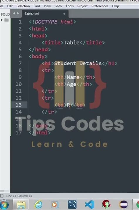How Html Tables Work Coding Shorts Shorts Foryou Coding Youtube