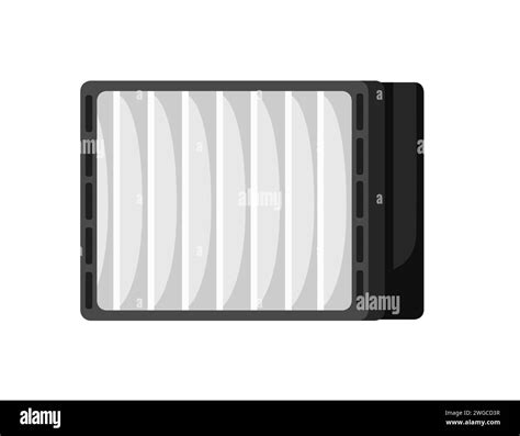 Air Filter For Car Engine Or For The Car Interior Vector Illustration