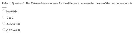 Solved QUESTION 1 Salary Information Regarding Two Chegg