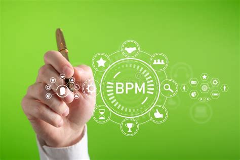 Bpm Business Process Management Strategy Stock Illustration