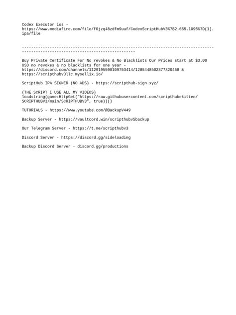 Codex Executor Ipa Scripthubv3 Pdf