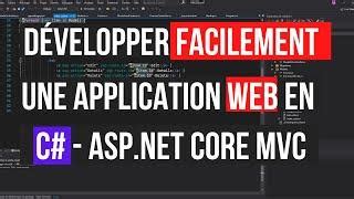 Comment développer une application web en C avec ASP NET CORE MVC