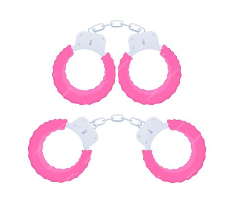 Premium Vector Fur Pink Handcuffs Sex Shop Sexual Toy For Adults Vector Stock Illustration