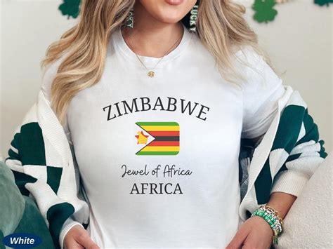 Zimbabwe Shirt Zimbabwe Flag Tshirt Zimbabwe Souvenir Zimbabwe T