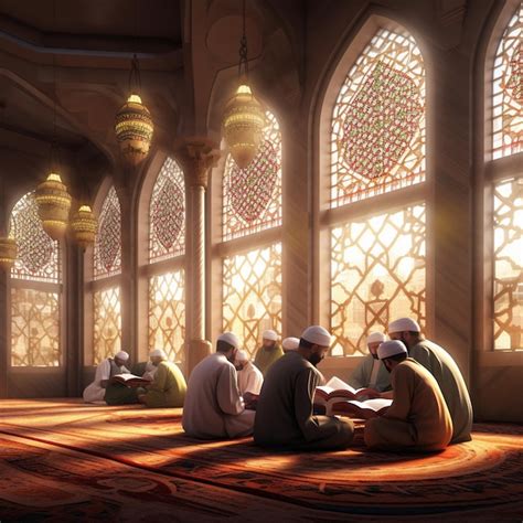 Premium Photo Muslim Man On The Side 3d Cartoon