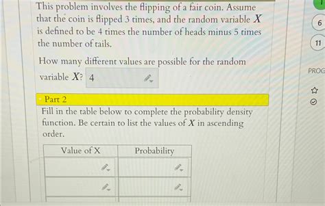 Solved This Problem Involves The Flipping Of A Fair Coin