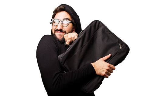 Retrato pessoa raiva medo de viagem Foto Grátis