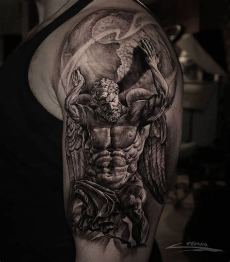 Atlas Tattoo Design
