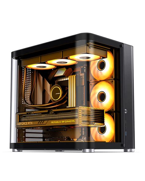 Корпус Jonsbo Tk 2 2 0 Black без БП Mini Itx Micro Atx Atx черный