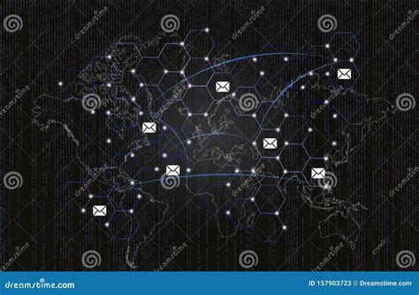 Internet Security And Data Protection Concept Blockchain And