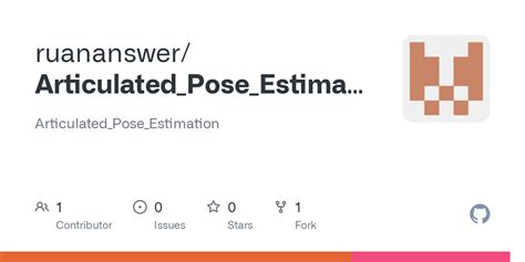 Github Ruananswer Articulated Pose Estimation Articulated Pose Estimation