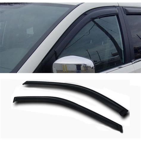 Hex Autoparts Smoke Tint Window Visor Shade Vent Wind Rain Deflector