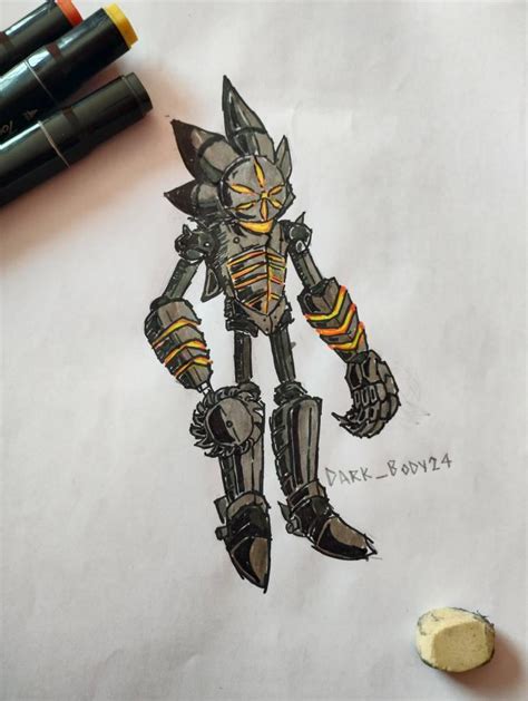 Drawing To Furnace Metal Sonic By Darkbody24 On Deviantart